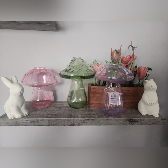 Target | Accents | Target Bullseye Spring 224 Glass Mushroom Vases ...